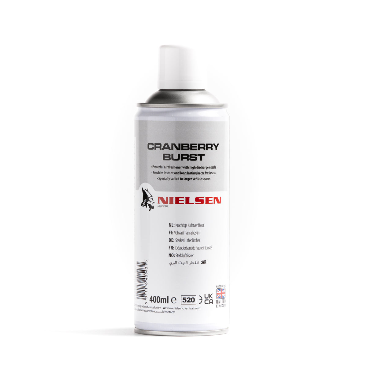 Nielsen Cranberry Burst 400ml | Cranberry Car Air Freshener – Just Car Care