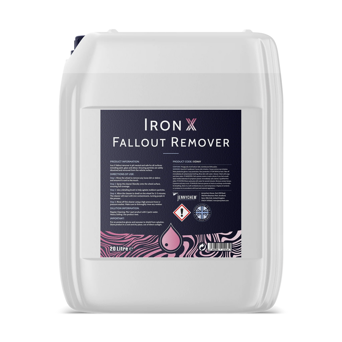 Jennychem Iron X Fallout Remover 20L | Bleeding Fallout – Just Car Care