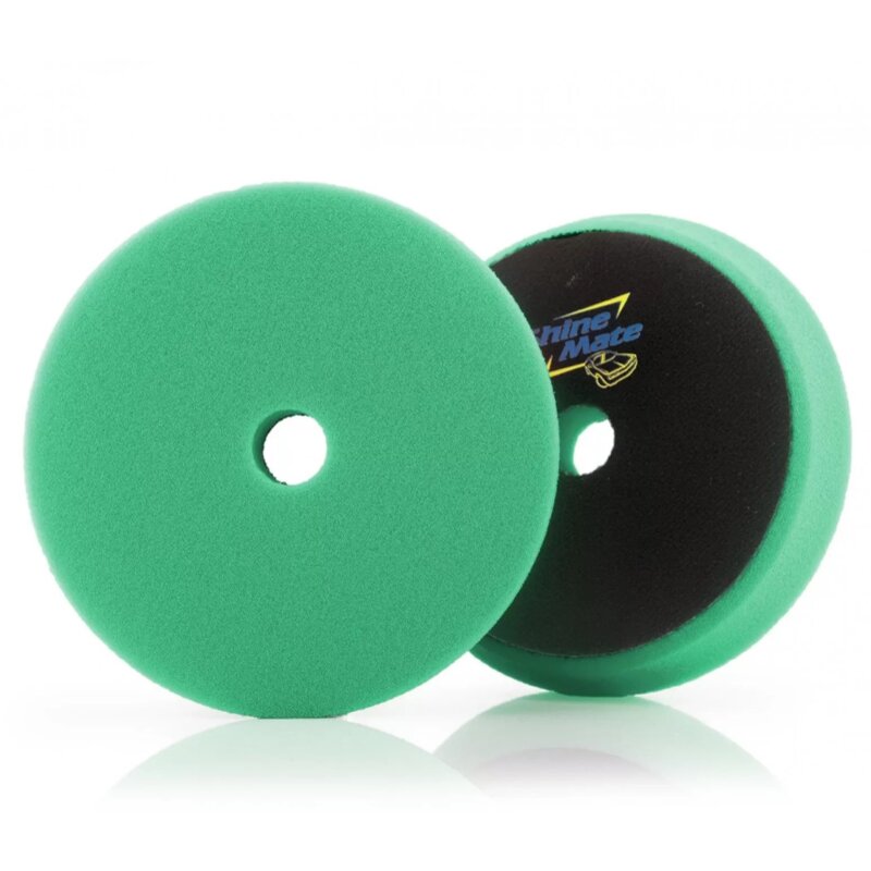 ShineMate Flat Foam Pad Green Heavy Cutting Pad 6 inch | Foam Pad ...